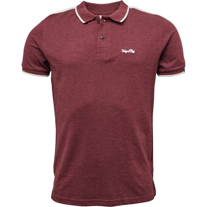 Buy Tokyo Laundry Mens Cafe Racer Polo Bordeaux Marl