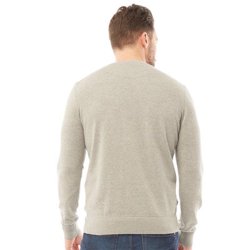 Buy Timberland Mens Williams River V Neck Knitwear Medium Grey Heather