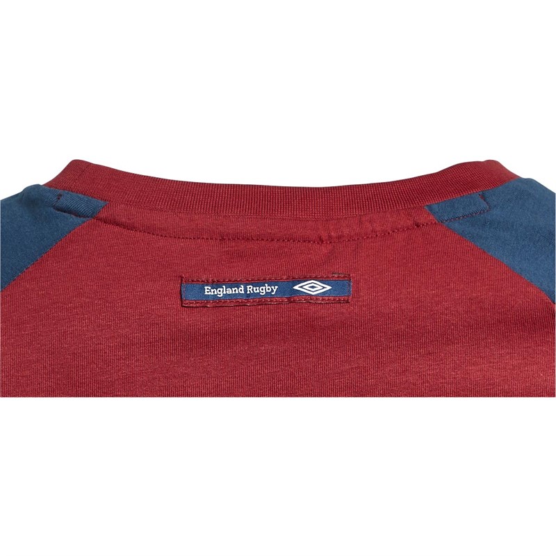 Buy Umbro Mens England Rugby Classic Top Rhubarb/Moonlight