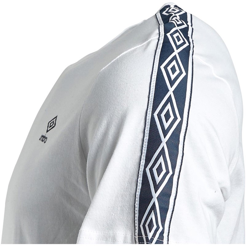Umbro T-Shirts Active Style Taped Homme Blanc
