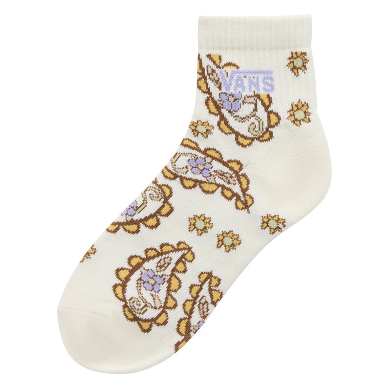 Buy Vans Womens Half Crew Socks Marshmallow/Sepia