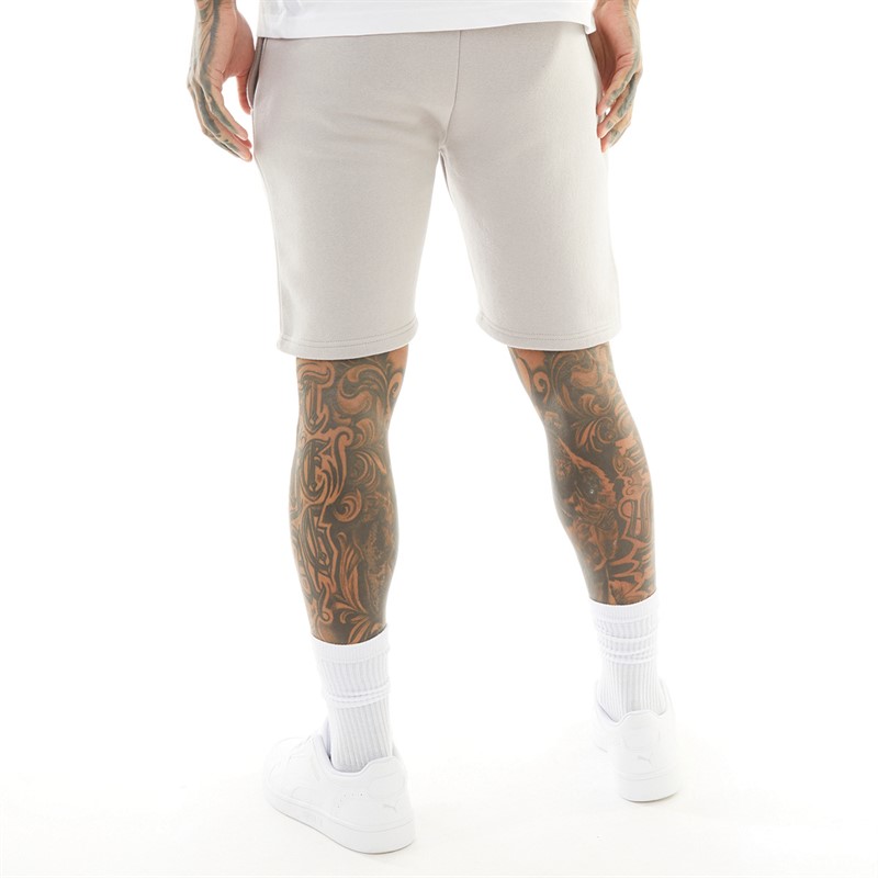Buy Criminal Damage Mens Eco Fleece Shorts Light Grey