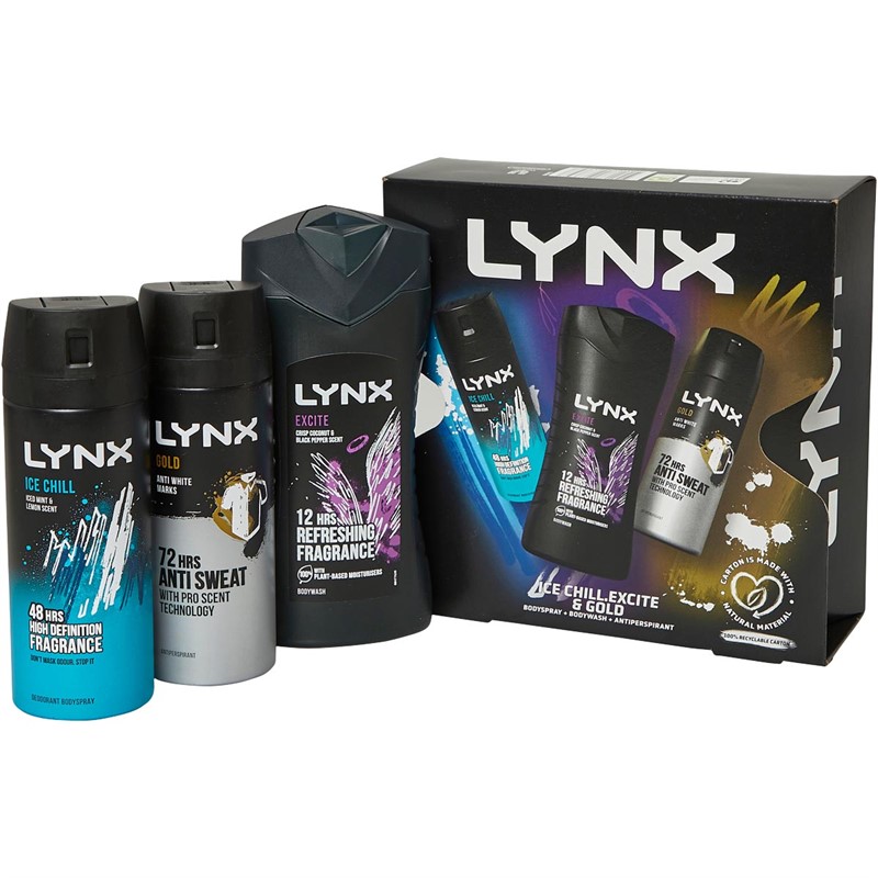Buy LYNX Mens All Stars Trio Set Three Piece Multi
