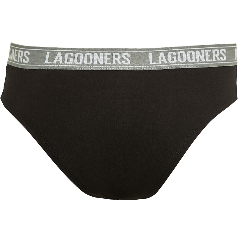 Buy Lagooners Womens Rhianne Three Pack Briefs Black
