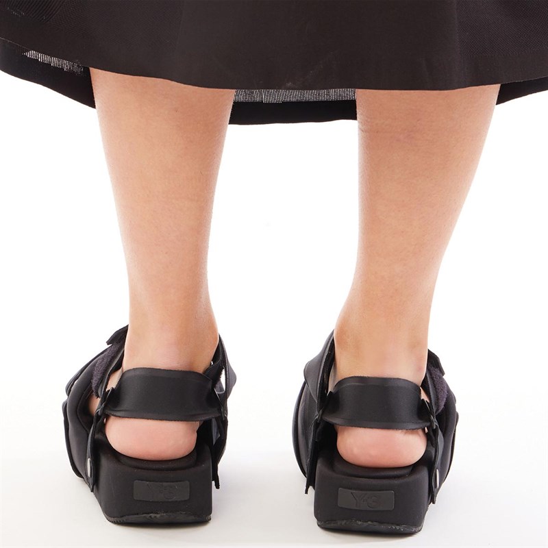 Buy Y-3 Comfylette Hi Sandals Black