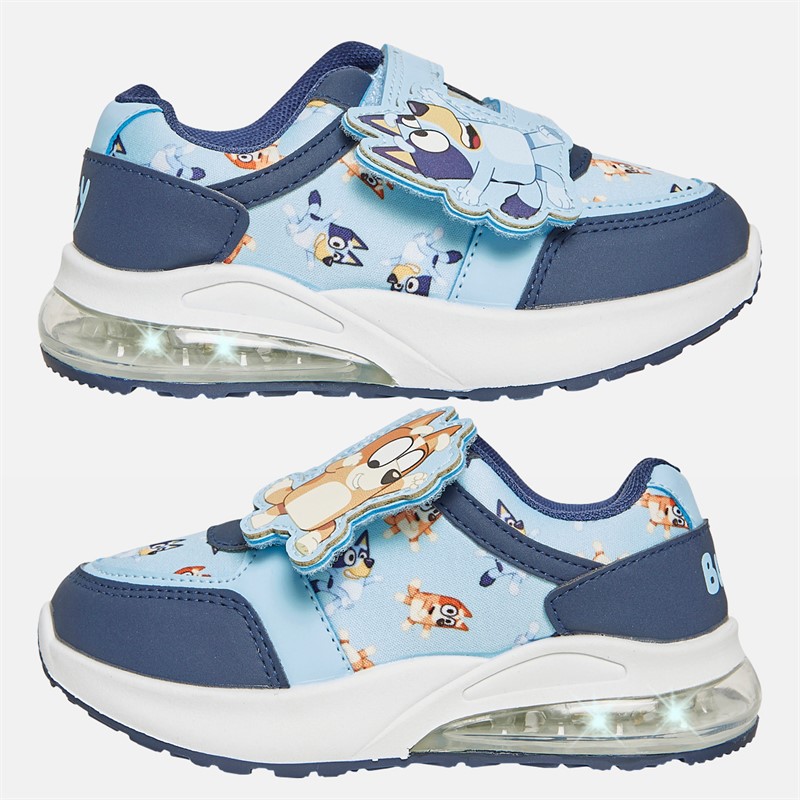 Buy Bluey Kids Infants Nia Light Up Trainers Light Blue/multi