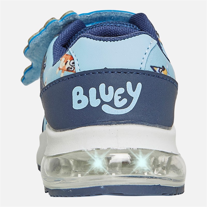 Buy Bluey Kids Infants Nia Light Up Trainers Light Blue/multi