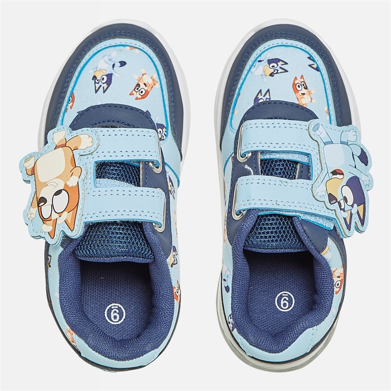 Buy Bluey Kids Infants Nia Light Up Trainers Light Blue/multi