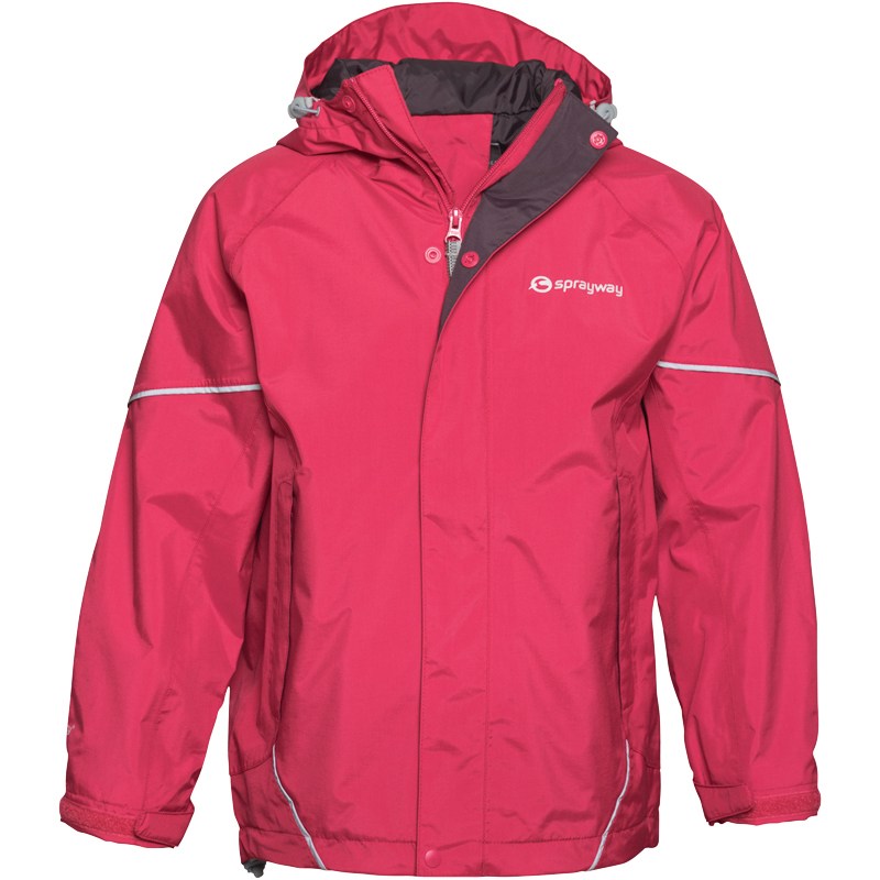 Sprayway Junior Girls Hawk Shell Jacket Raspberry | Plable